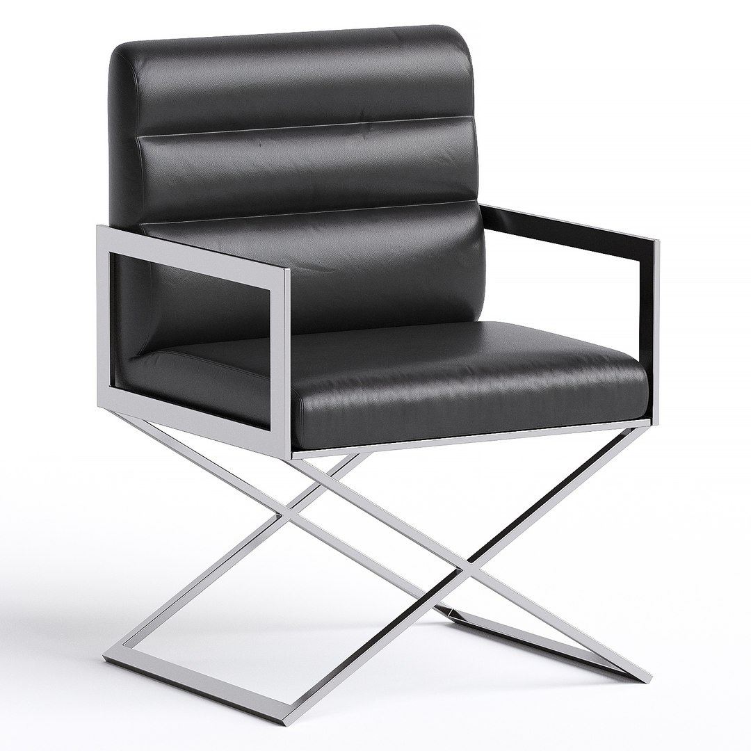 3D Model Modrest Capra Modern Leatherette Dining Chair - TurboSquid 2203170