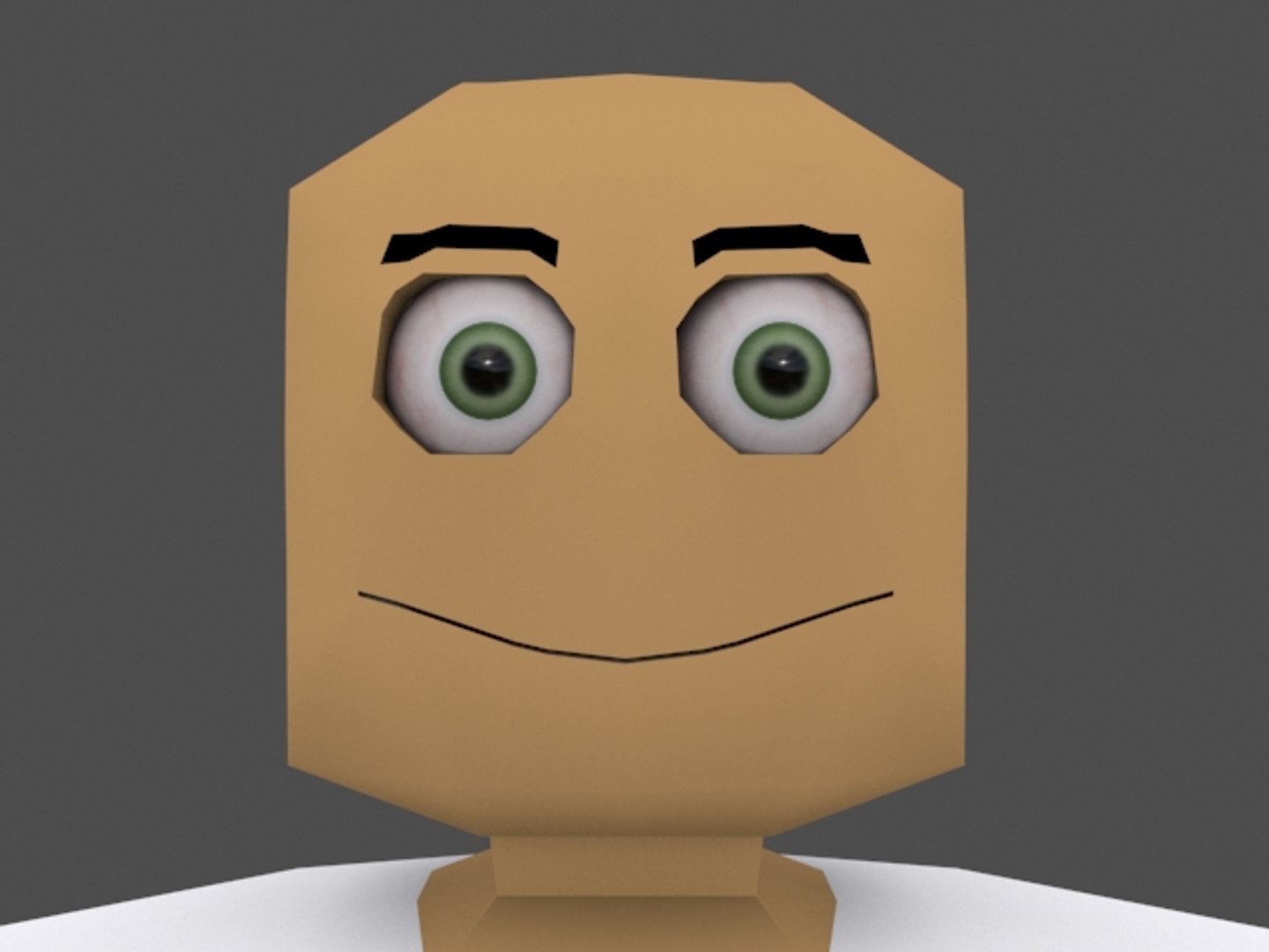 3D Simple Rigged Box Character Model - TurboSquid 1629920