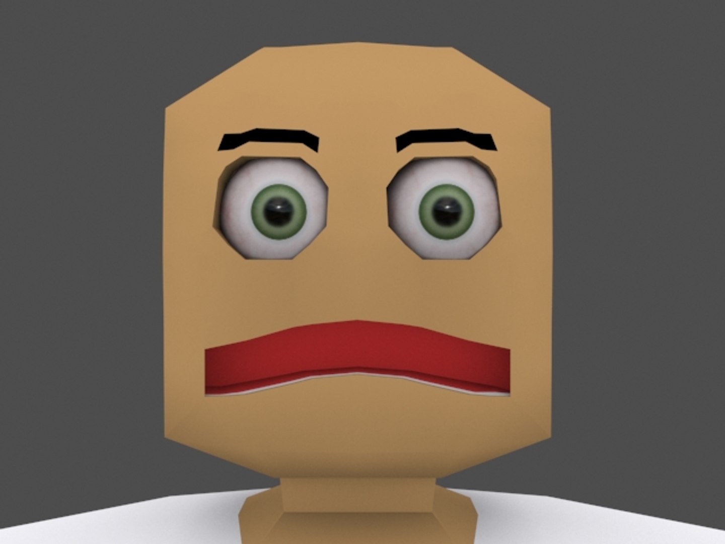 3D Simple Rigged Box Character Model - TurboSquid 1629920