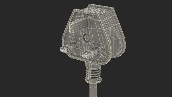 3D Type G Electric Plug Grounded Rigged for Maya model - TurboSquid 2049207