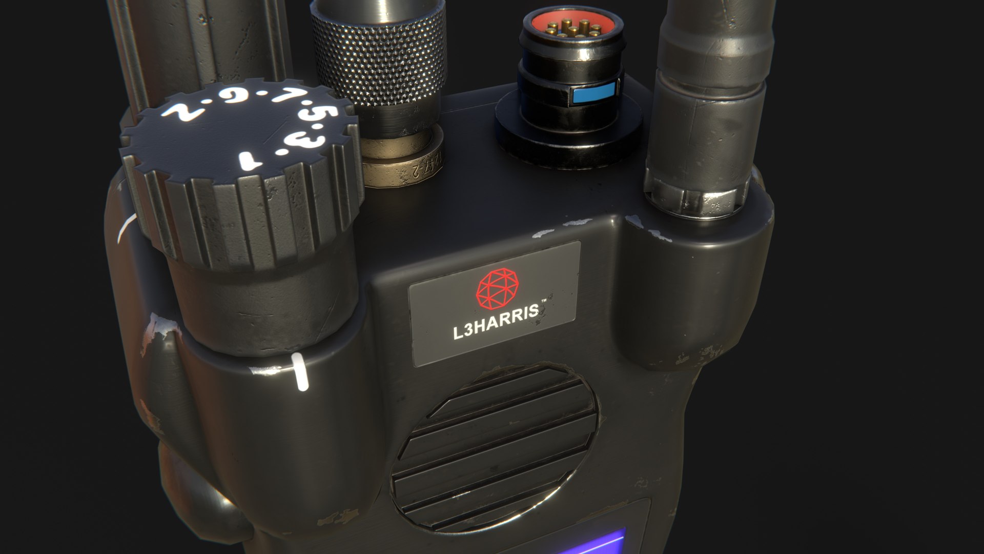 3D RO-X Tactical Radio L3Harris LowPoly - TurboSquid 2005267