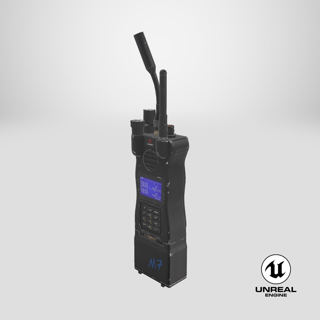 3D RO-X Tactical Radio L3Harris LowPoly - TurboSquid 2005267