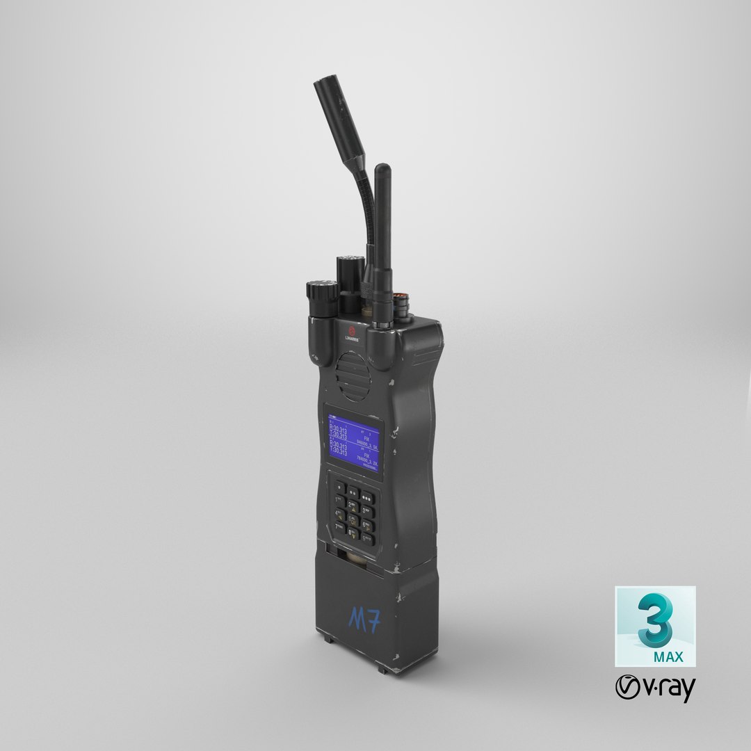 3D RO-X Tactical Radio L3Harris LowPoly - TurboSquid 2005267