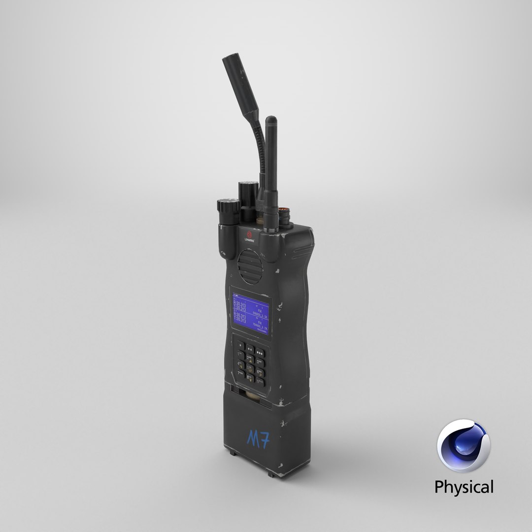 3D RO-X Tactical Radio L3Harris LowPoly - TurboSquid 2005267