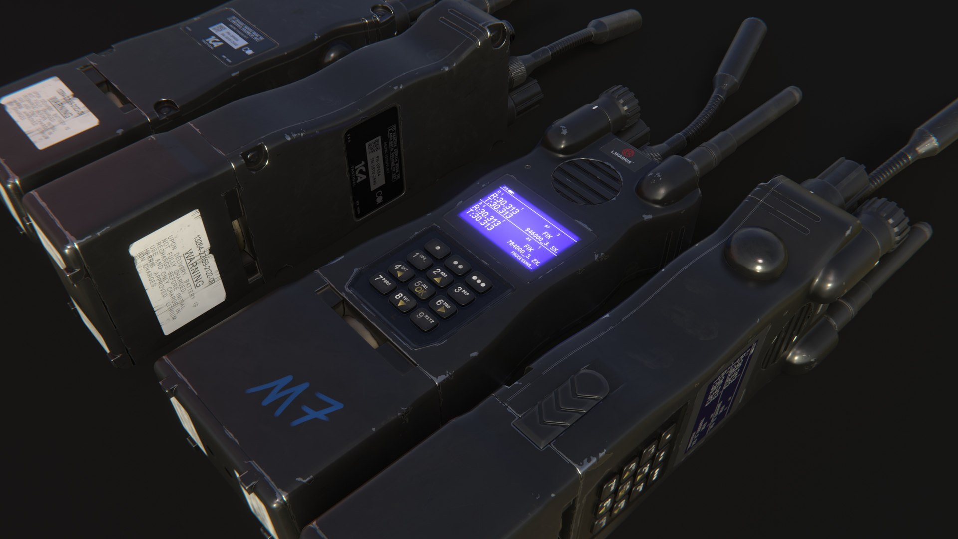 3D RO-X Tactical Radio L3Harris LowPoly - TurboSquid 2005267