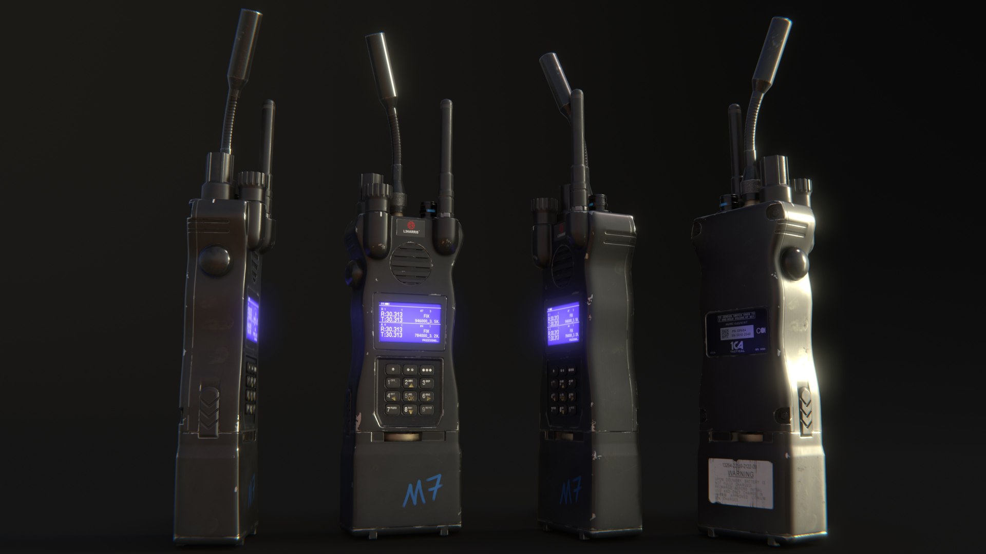 3D RO-X Tactical Radio L3Harris LowPoly - TurboSquid 2005267