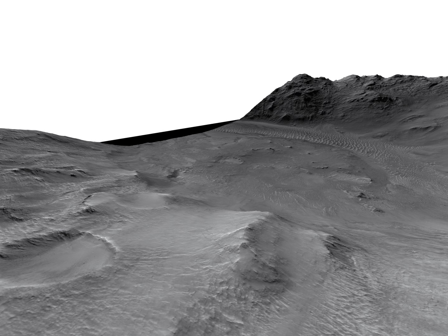 3D MARS VR - Mazamba Crater In Thaumasia Planum - TurboSquid 1969564