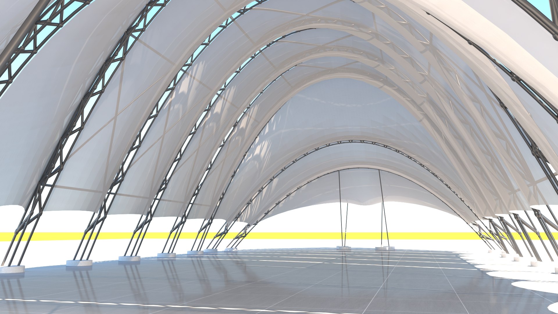 3D Model Tensile Steel Structure 3-parts - TurboSquid 1767856