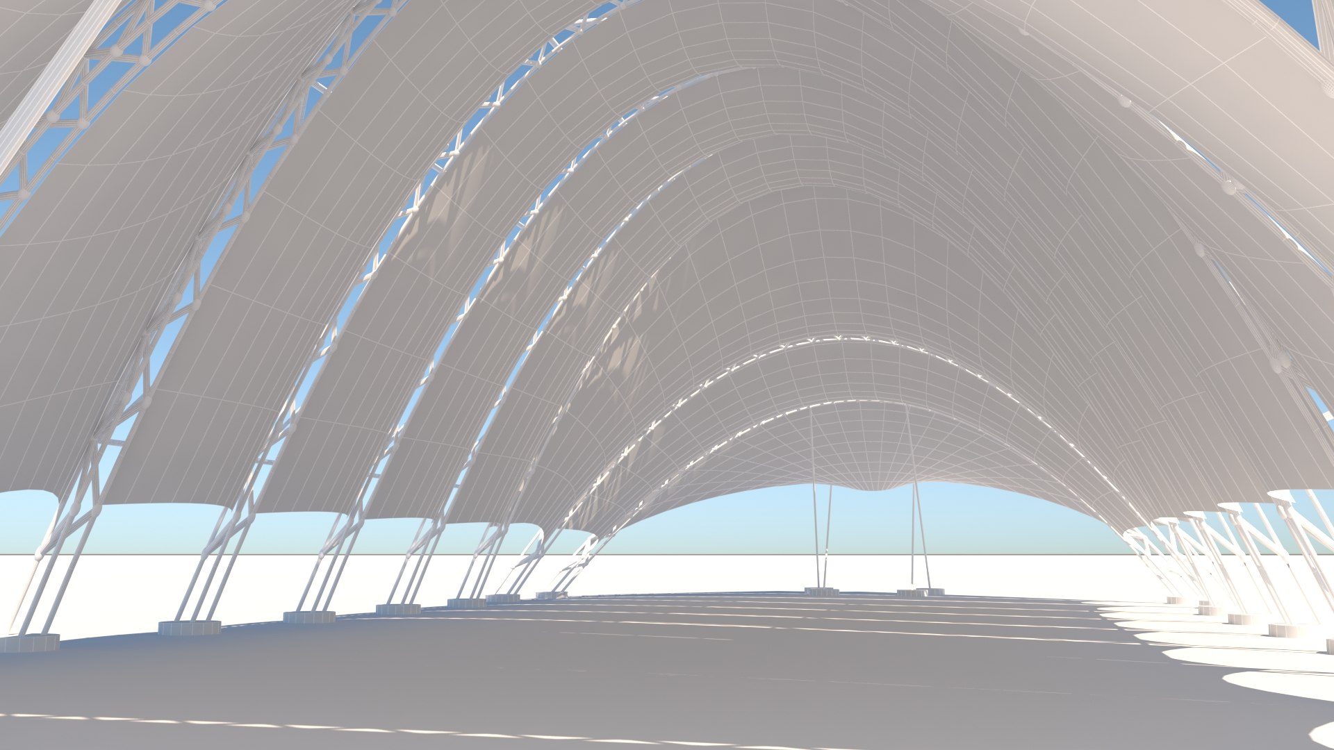 3D Model Tensile Steel Structure 3-parts - TurboSquid 1767856