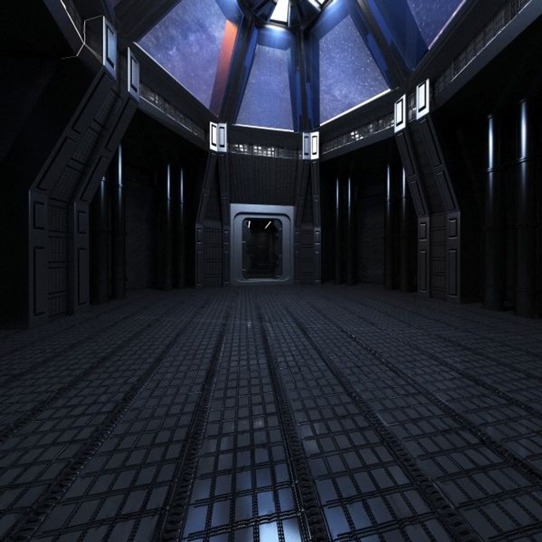 Sci Fi Scene Interior 3d Model