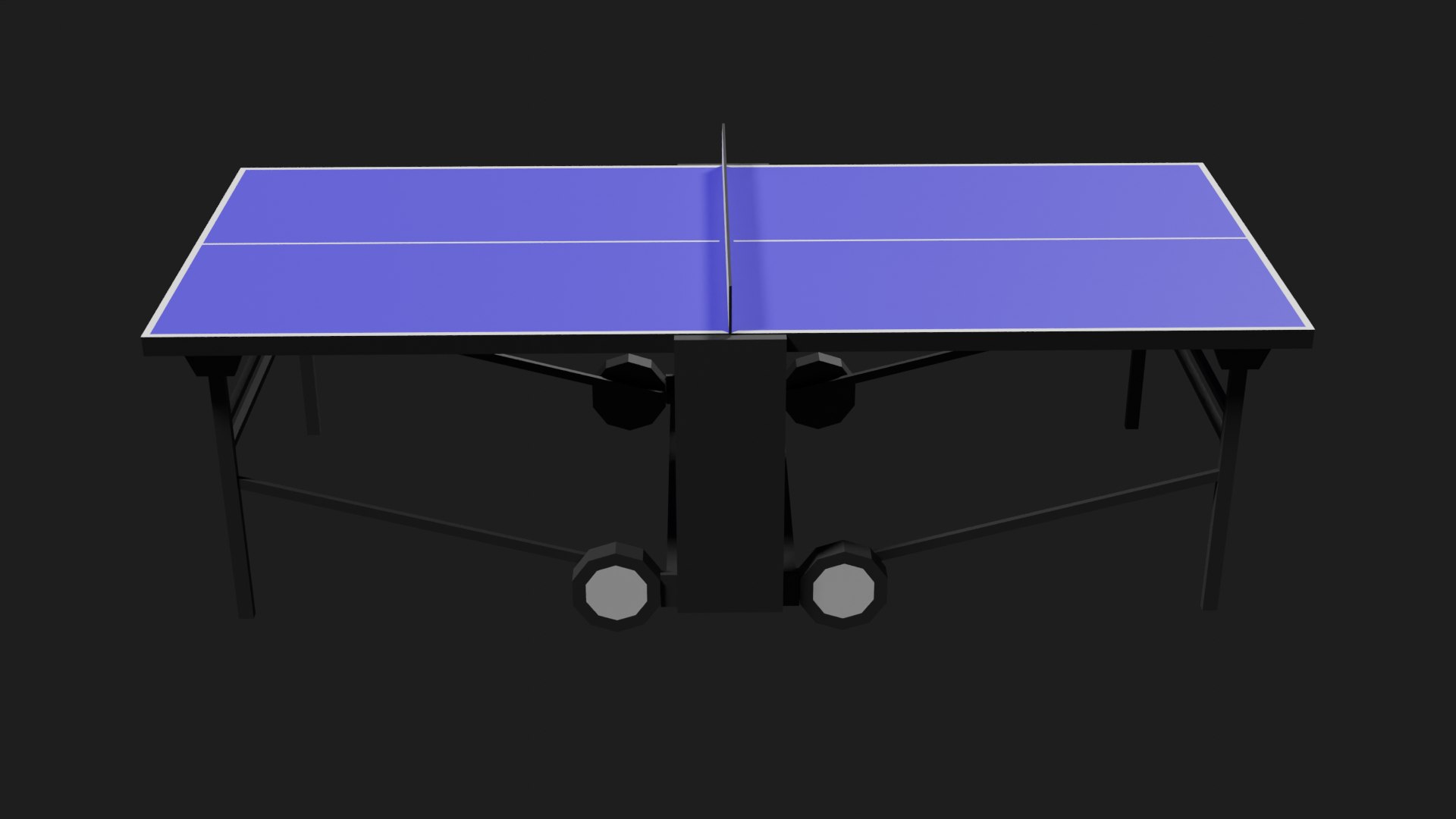 3D Lowpoly Table Tennis Table Model - TurboSquid 1863676