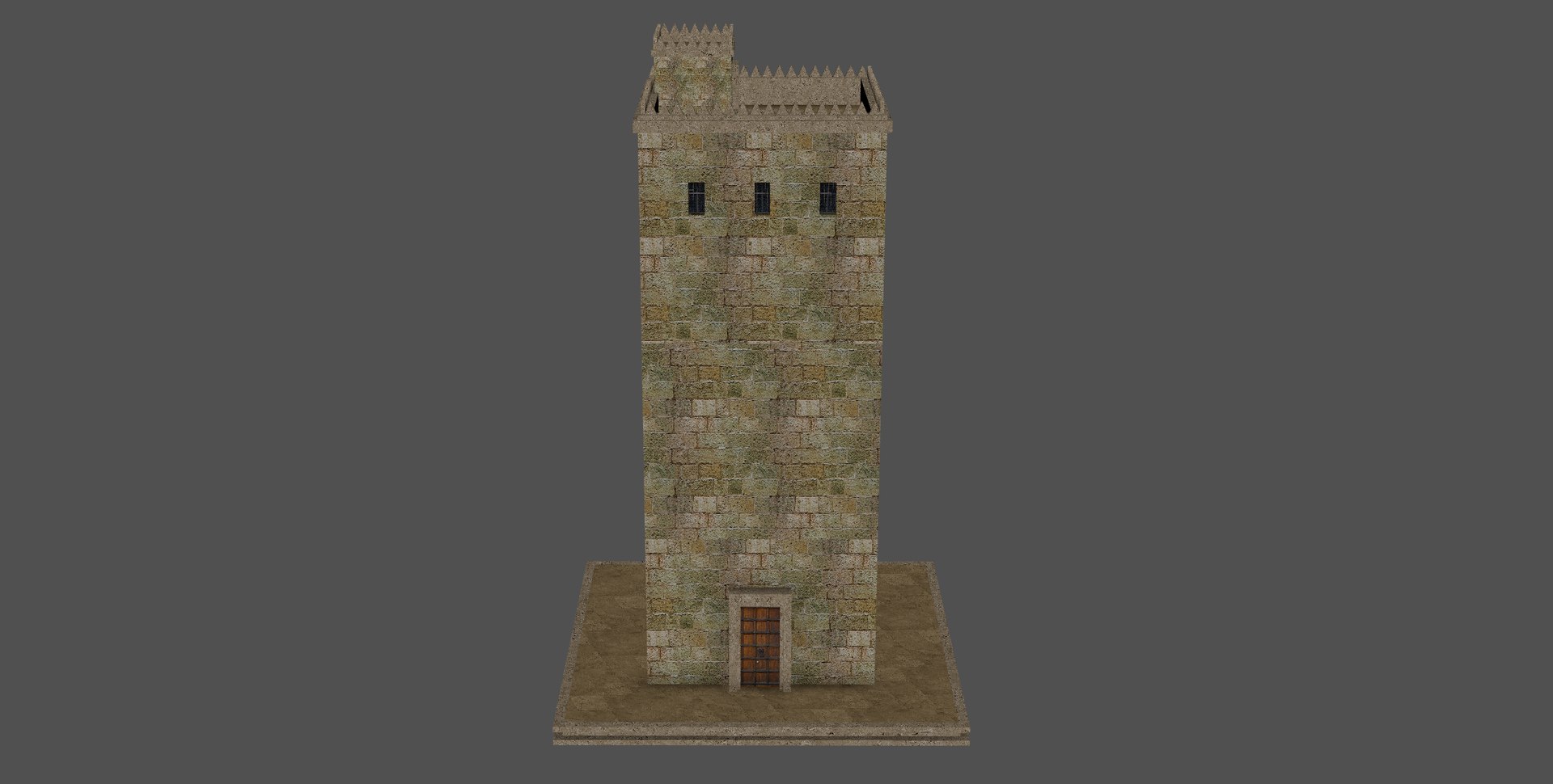 Free 3D Model Ancient Persian Tower - TurboSquid 2364774
