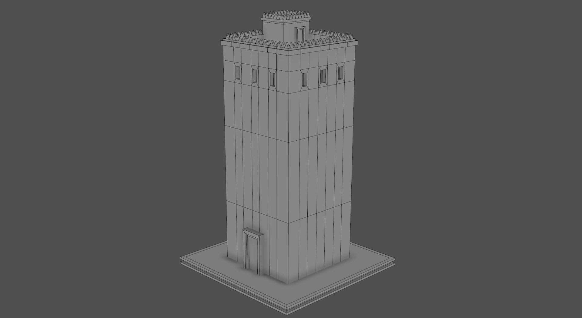 Free 3D Model Ancient Persian Tower - TurboSquid 2364774