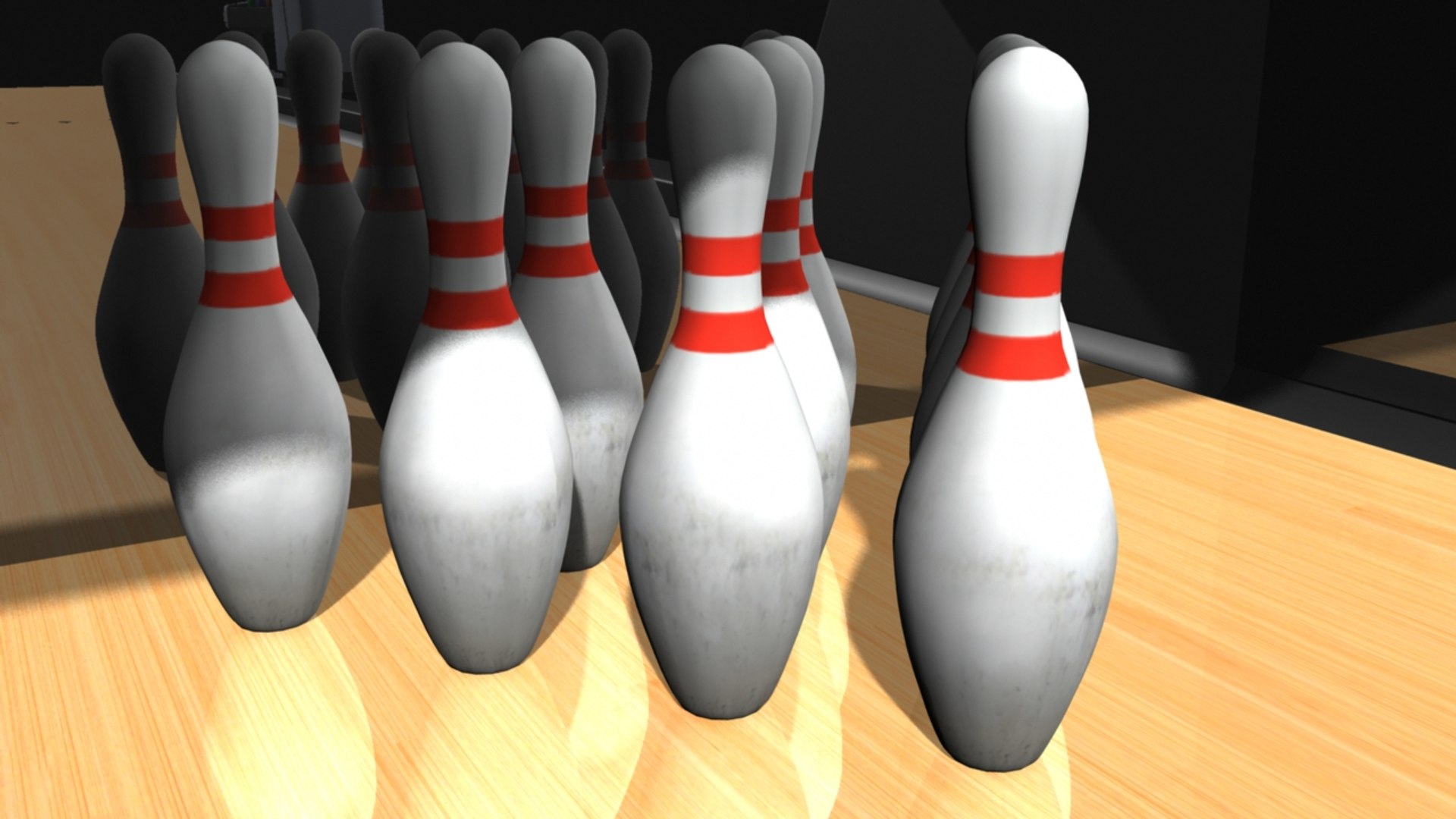 Bowling Lane 3D Model - TurboSquid 1401672