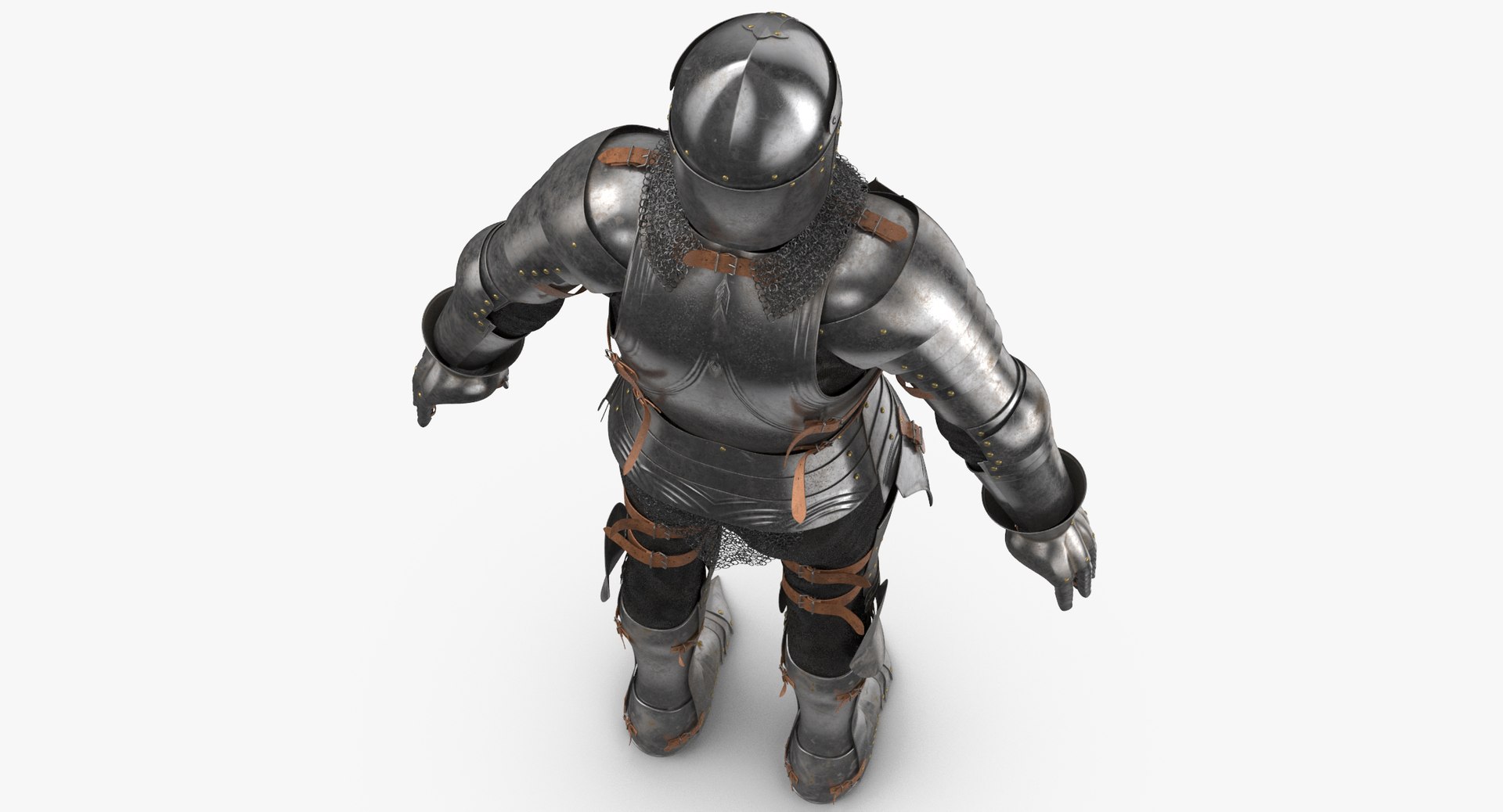 3d medieval armor - rigged
