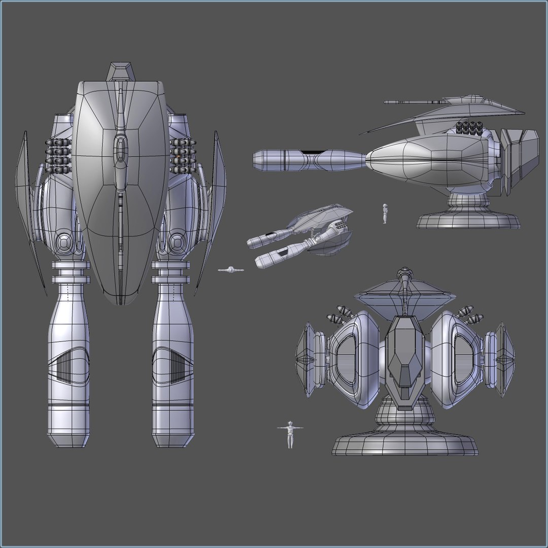 3d Energy Cannon Model
