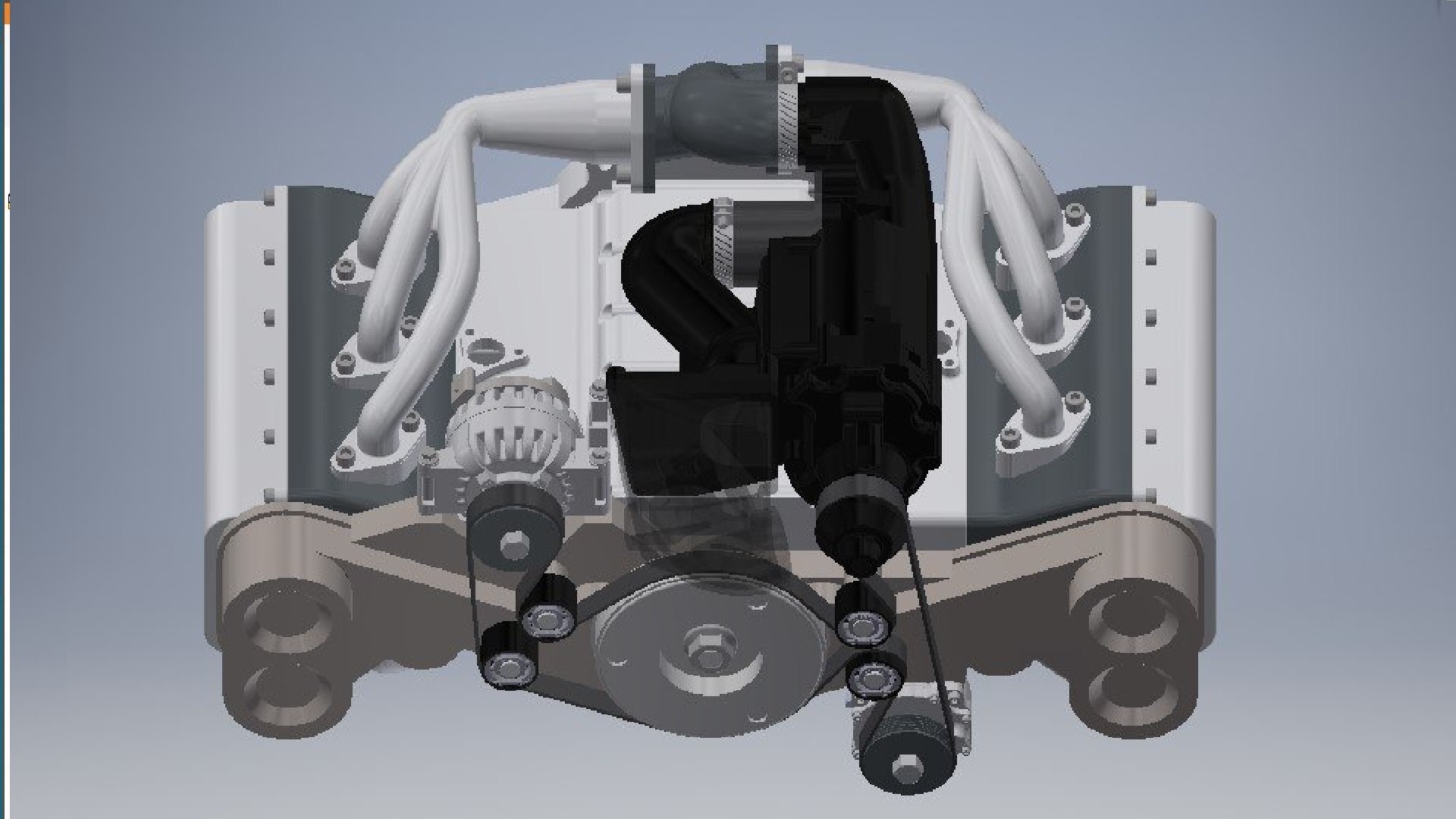 3D Boxer Engine 6 Cylinder Model - TurboSquid 1655356