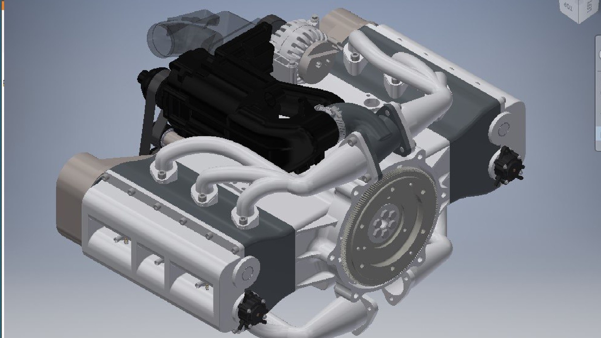 3D Boxer Engine 6 Cylinder Model - TurboSquid 1655356