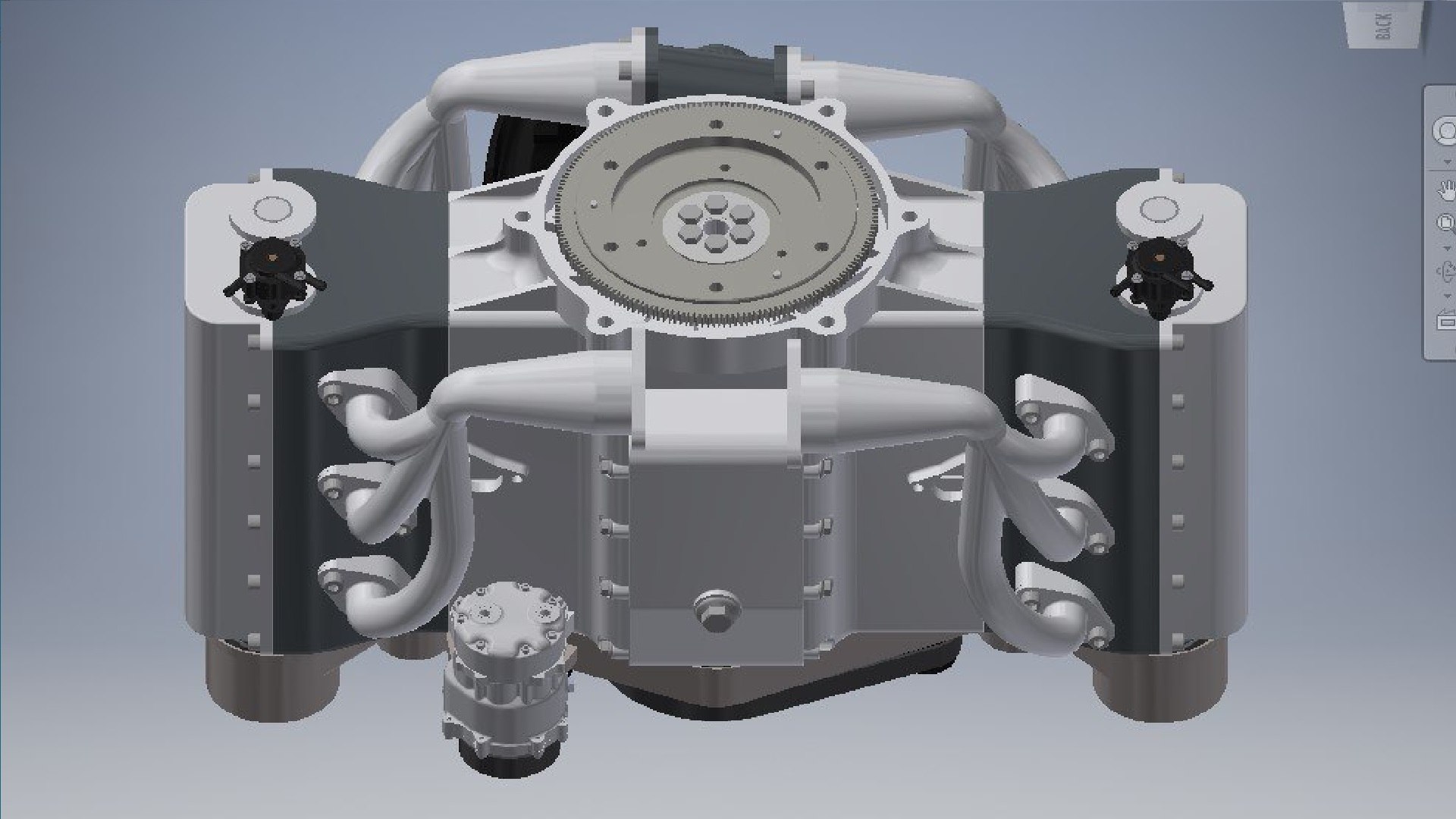 3D Boxer Engine 6 Cylinder Model - TurboSquid 1655356