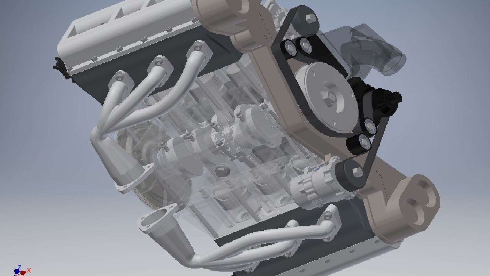 3D Boxer Engine 6 Cylinder Model - TurboSquid 1655356