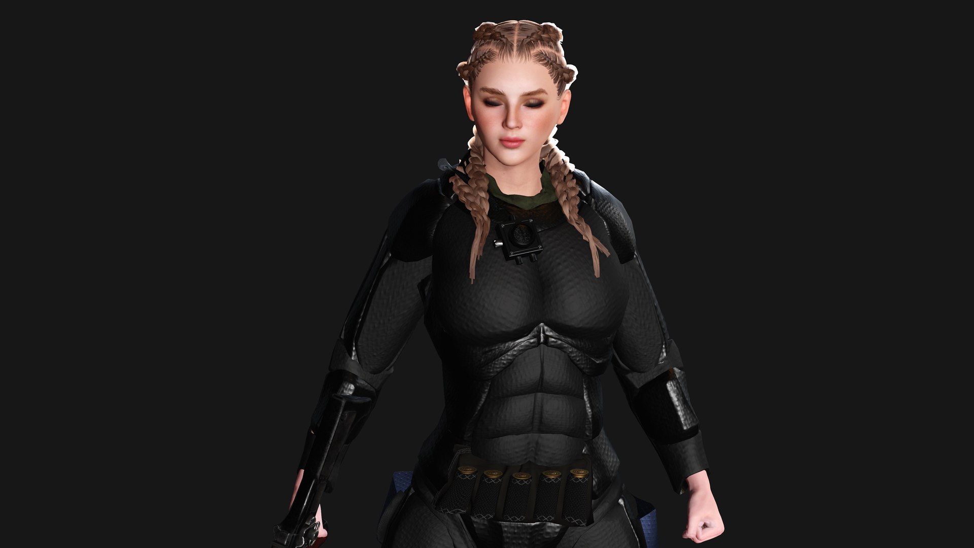 AAA 3D REALISTIC CHARACTER - CYBERPUNK ROBOTIC SCIFI SHOOTER 3D ...