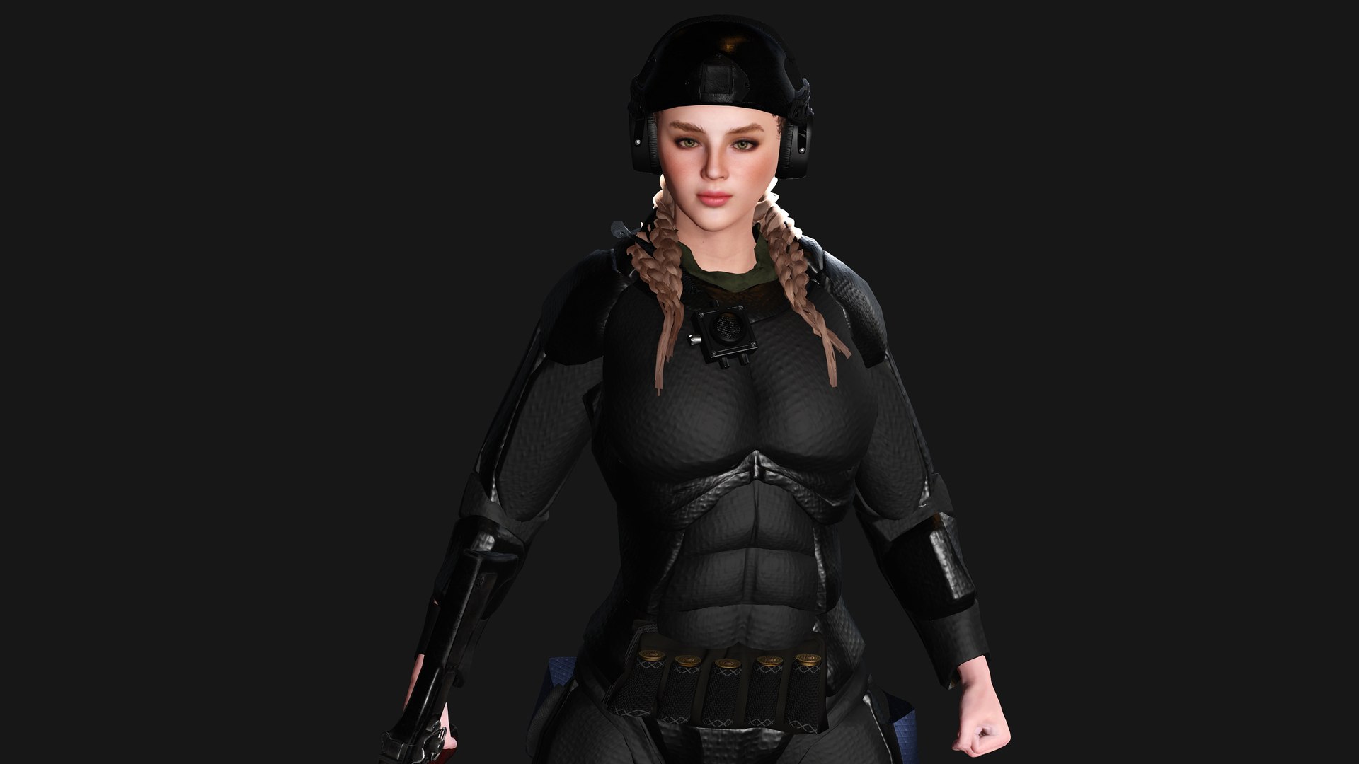 AAA 3D REALISTIC CHARACTER - CYBERPUNK ROBOTIC SCIFI SHOOTER 3D ...