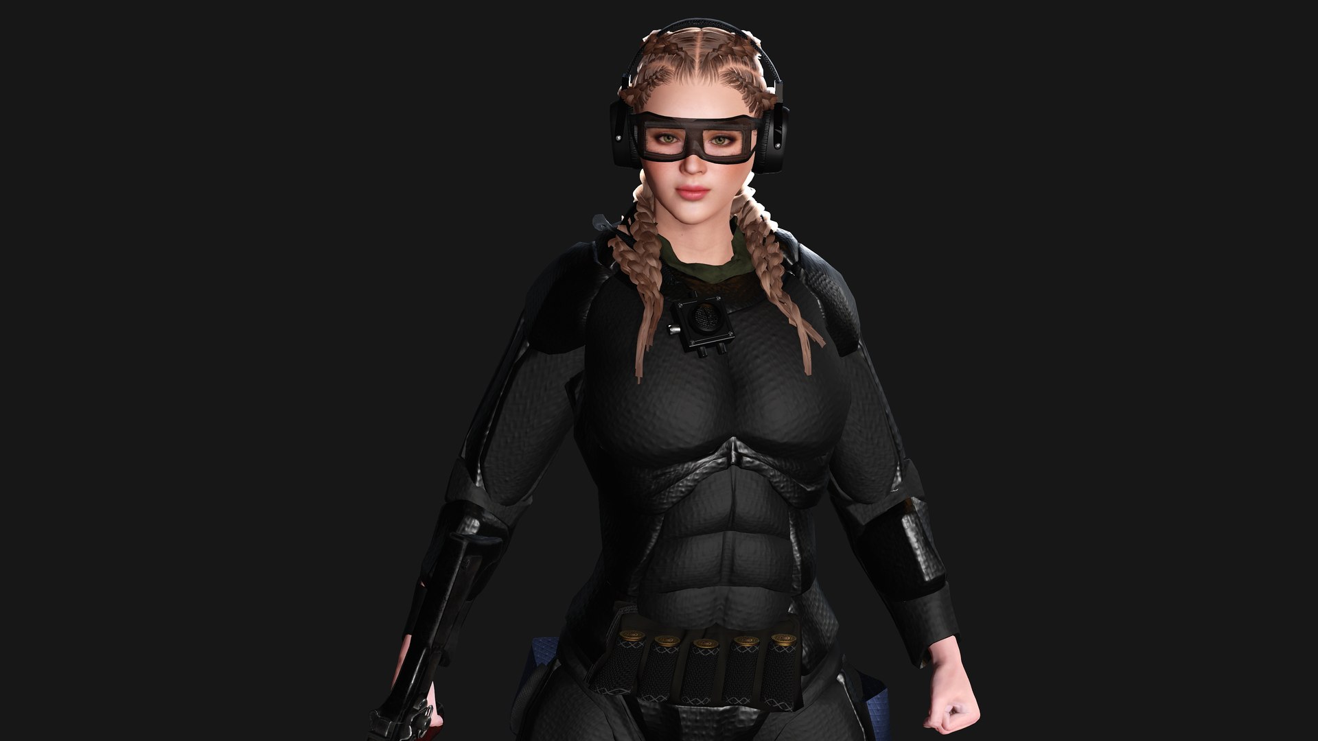 AAA 3D REALISTIC CHARACTER - CYBERPUNK ROBOTIC SCIFI SHOOTER 3D ...