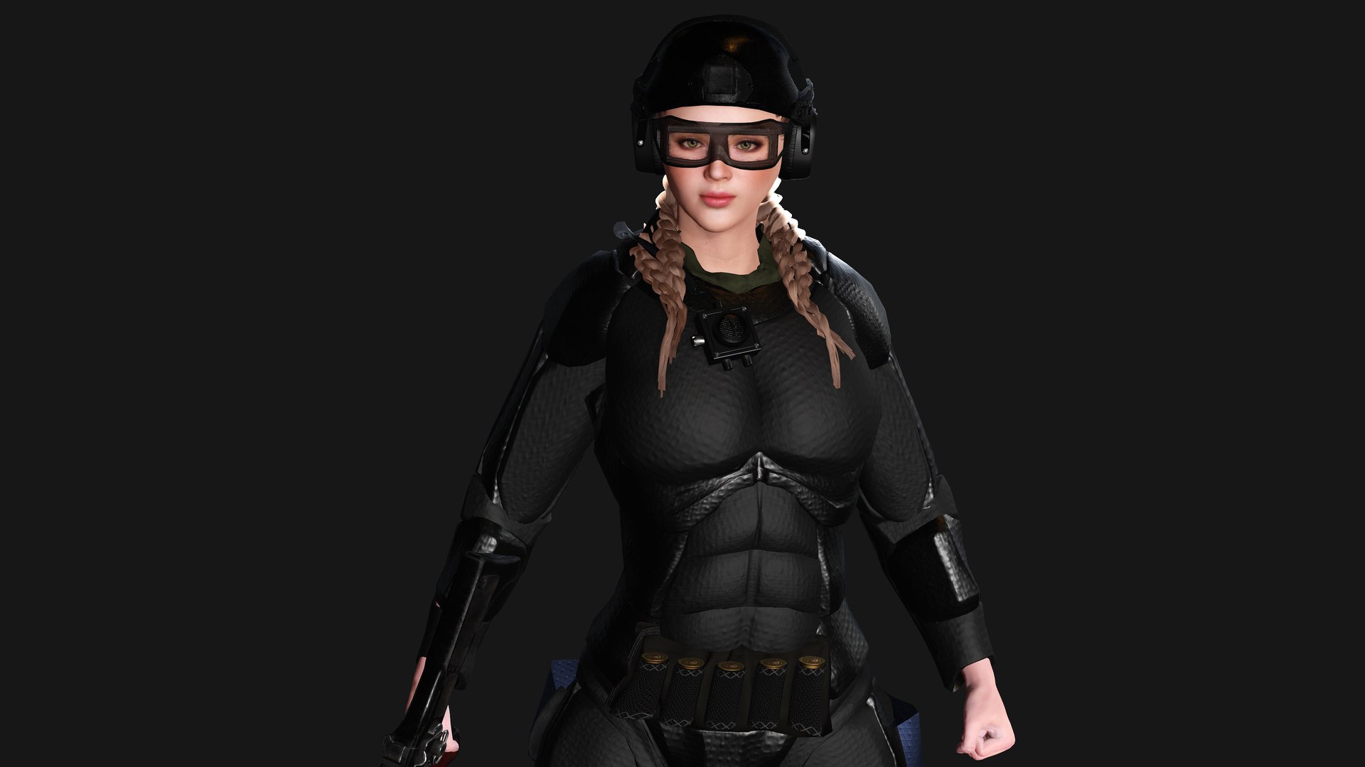 AAA 3D REALISTIC CHARACTER - CYBERPUNK ROBOTIC SCIFI SHOOTER 3D ...