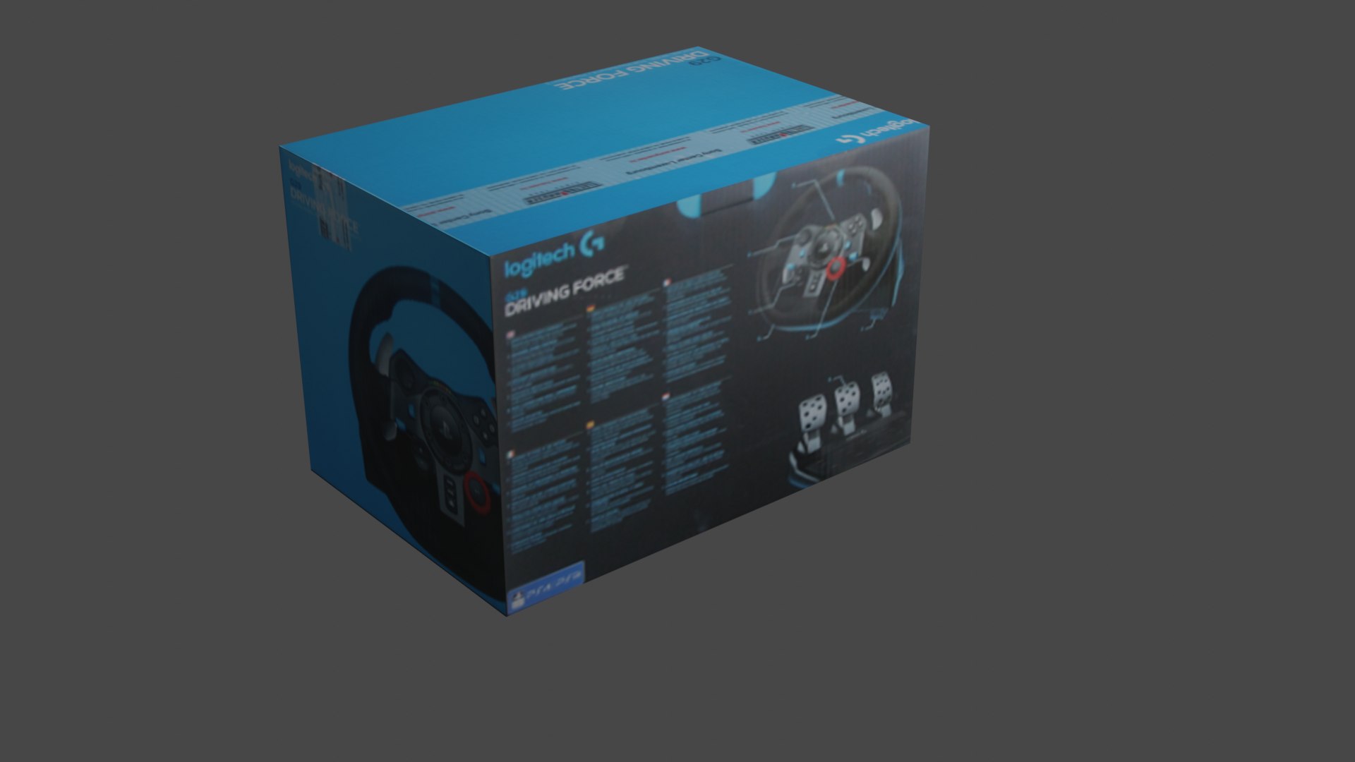 Box Logitech Driving G29 3D Model - TurboSquid 1437700