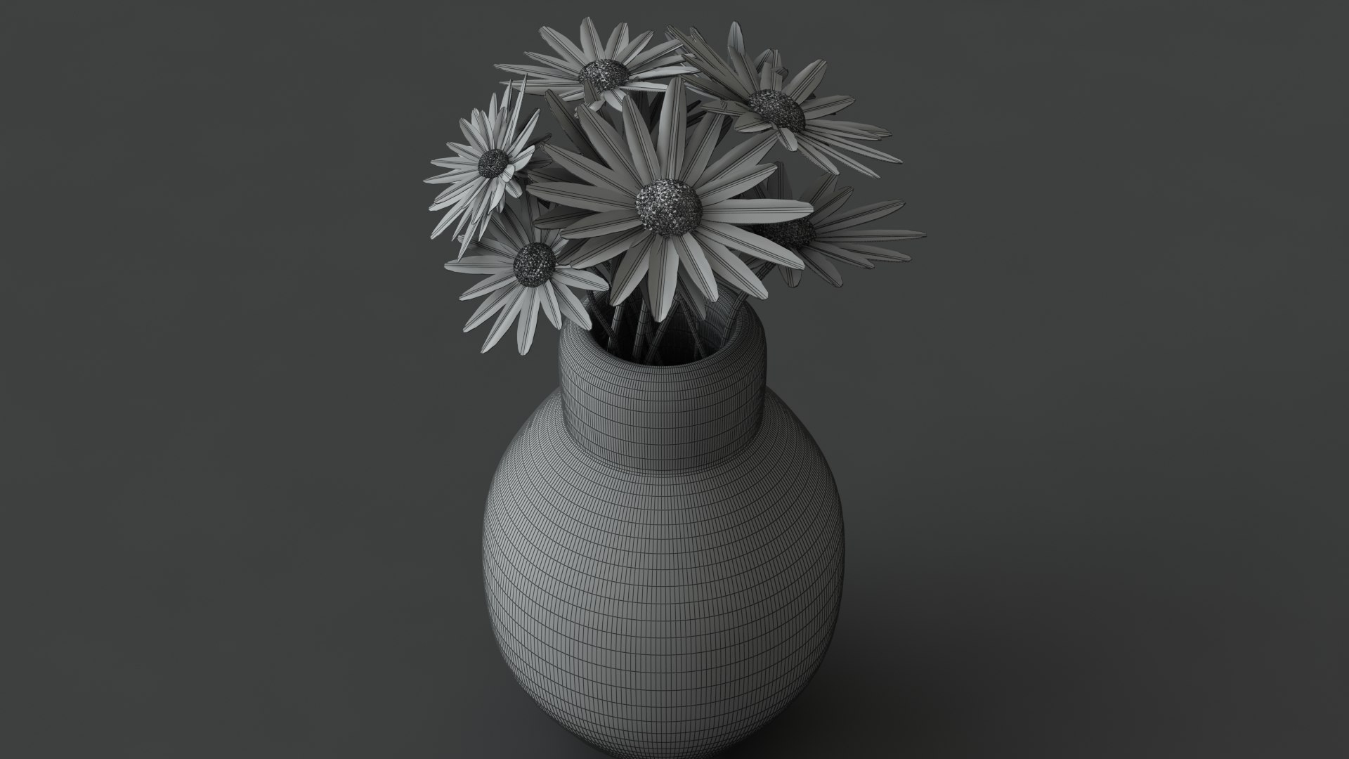 3d Daisy Flower Model