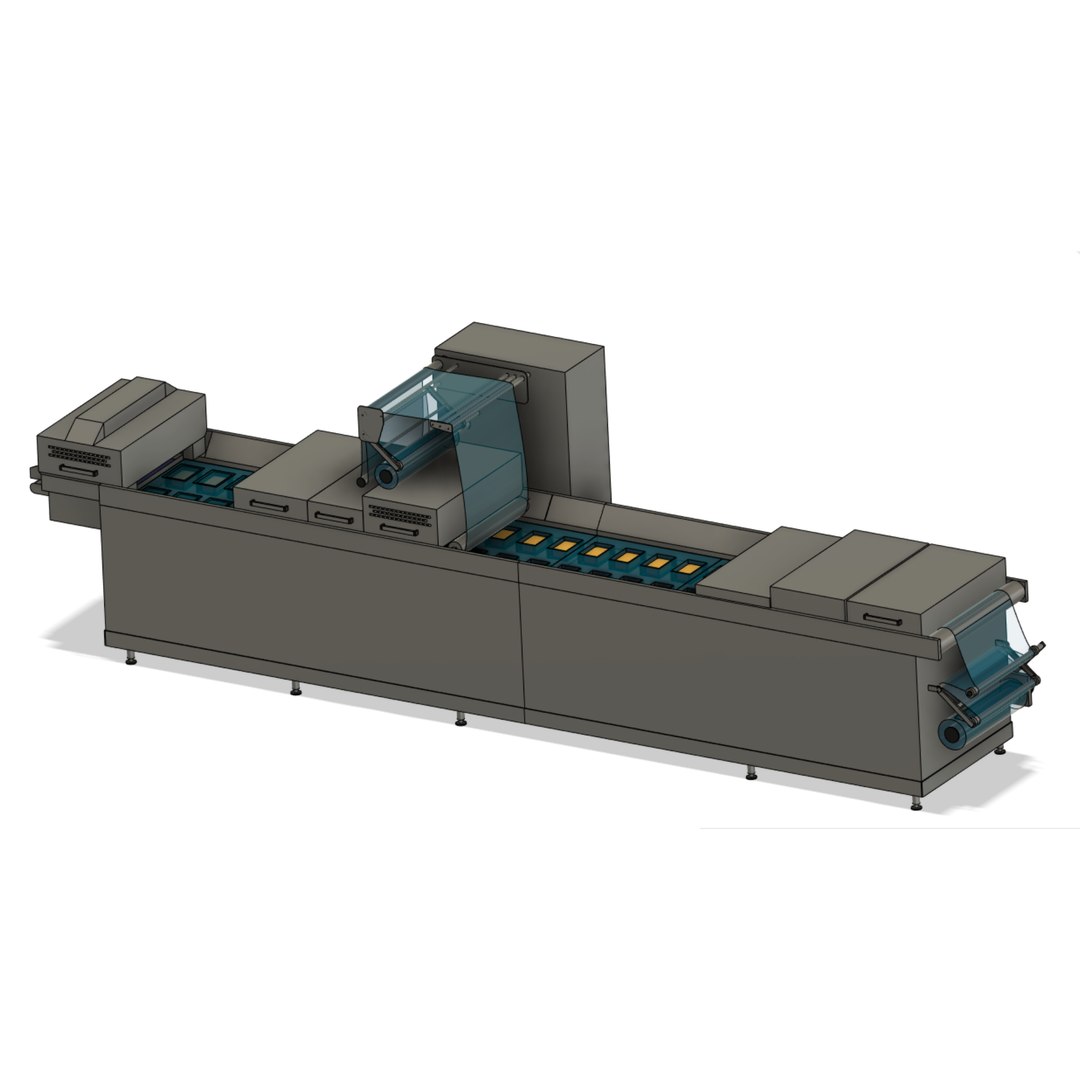 Thermoforming Machine 3D Model - TurboSquid 1959550