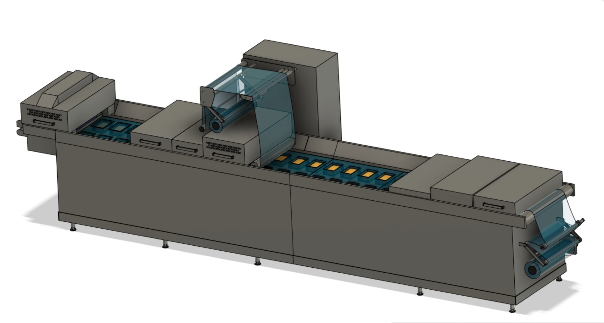 Thermoforming Machine 3D Model - TurboSquid 1959550