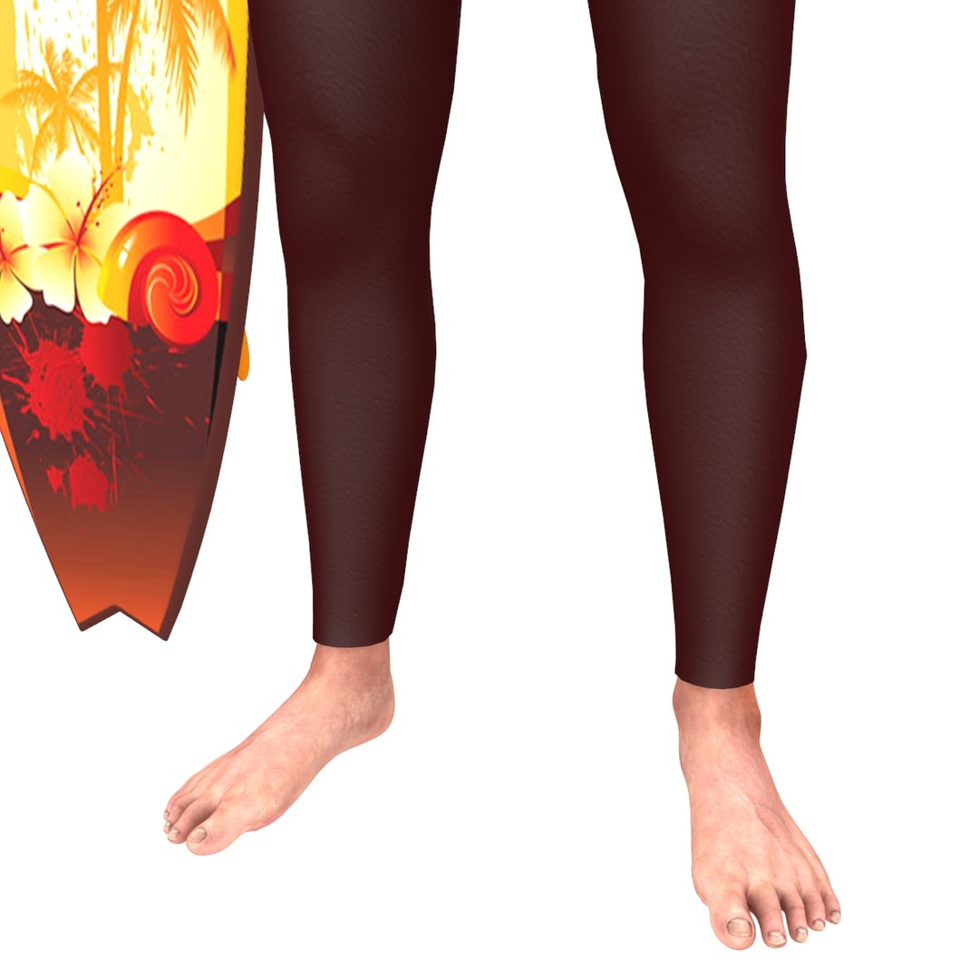3D Surfer Surfing Man Model - TurboSquid 1282760