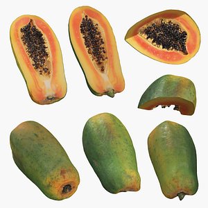 3D Papaya Models - Browse & Download Formats - TurboSquid