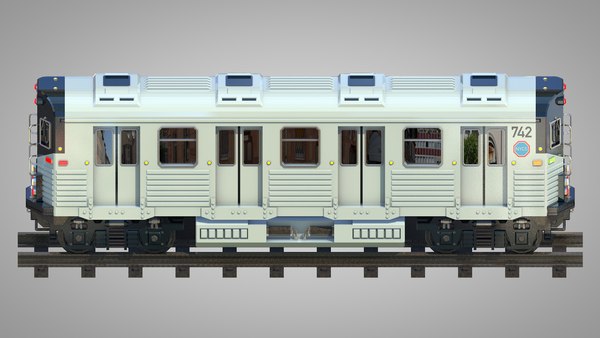 만화 지하철 자동차 모델 3D 모델 - TurboSquid 2204677