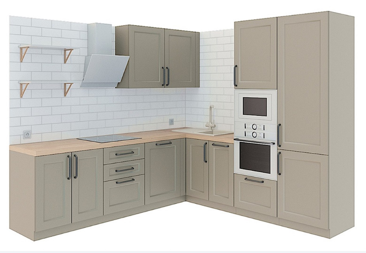 Kitchen Set Constructor 3D Model - TurboSquid 2517238