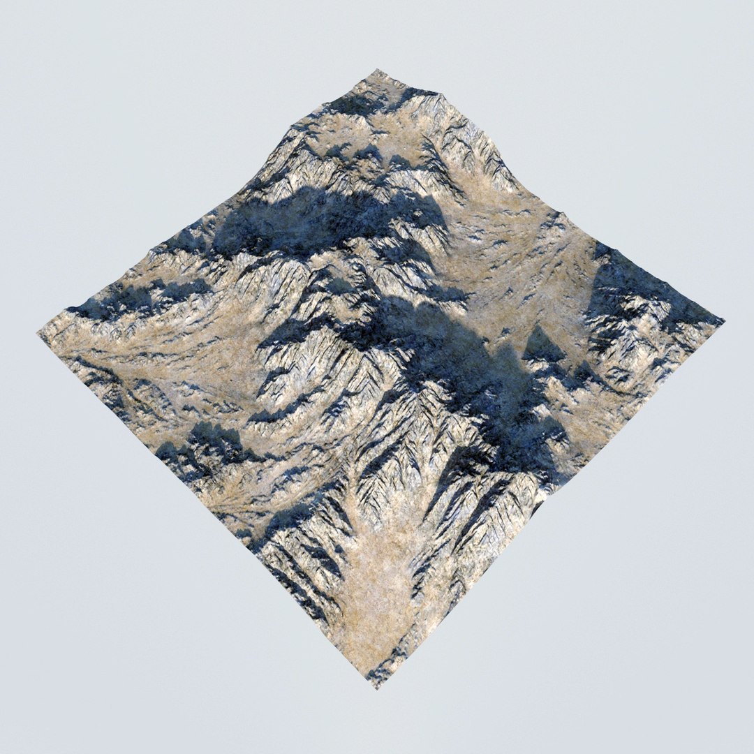 3D Terrain Mountain Landscape Model - TurboSquid 1285352
