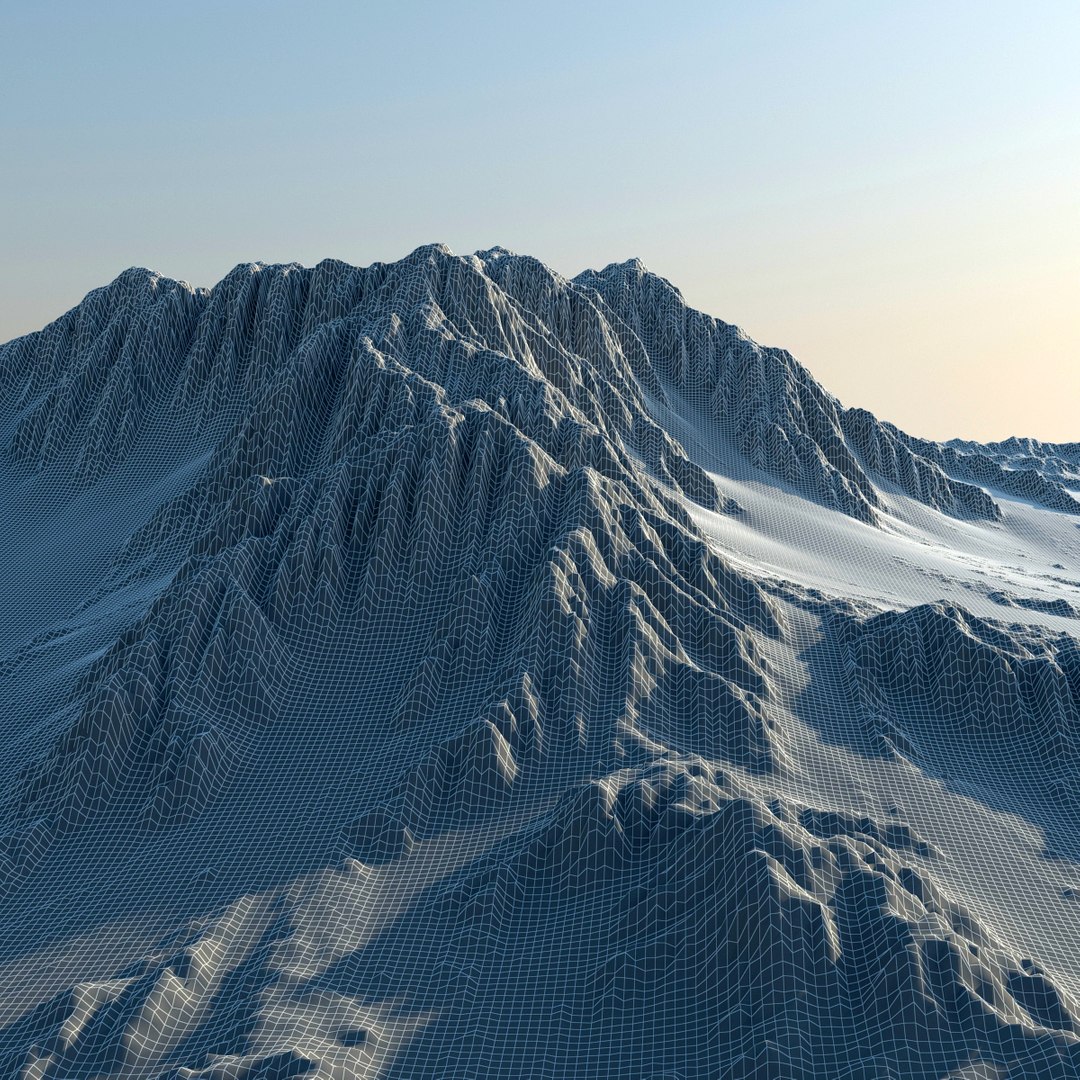 3D Terrain Mountain Landscape Model - TurboSquid 1285352