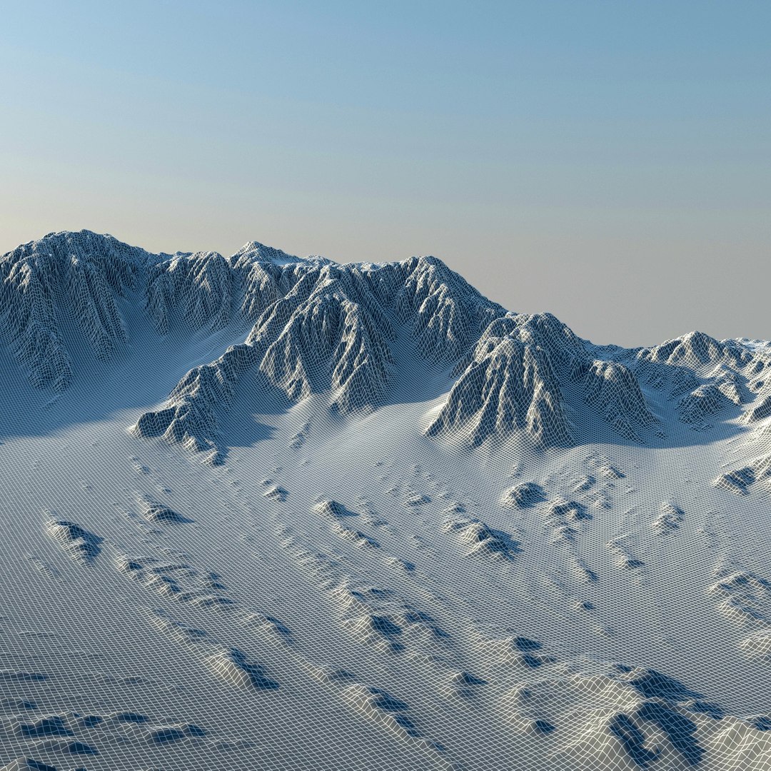 3D Terrain Mountain Landscape Model - TurboSquid 1285352