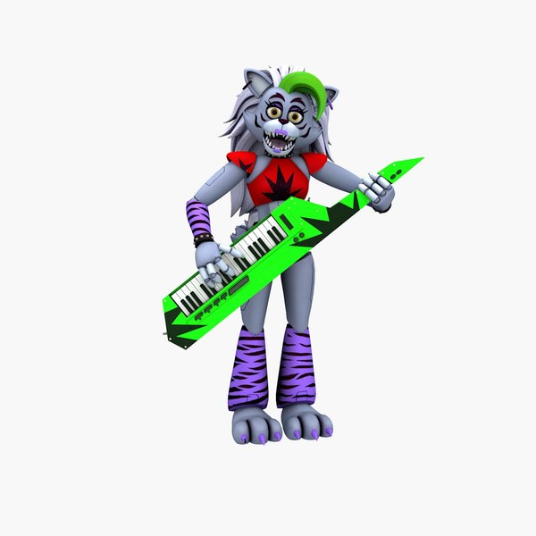 modelo 3d Roxy de FNAF - TurboSquid 2349831