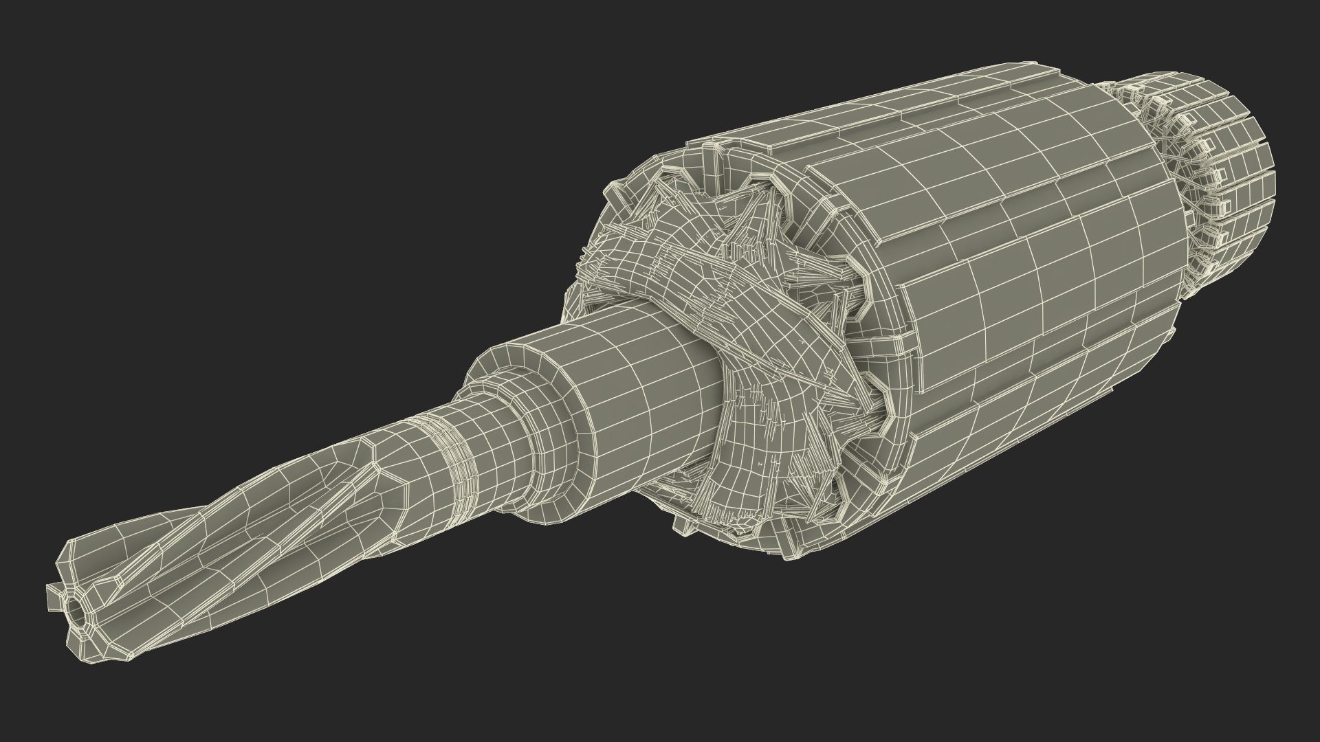 Electric Motor Armature 3D Model - TurboSquid 1974354