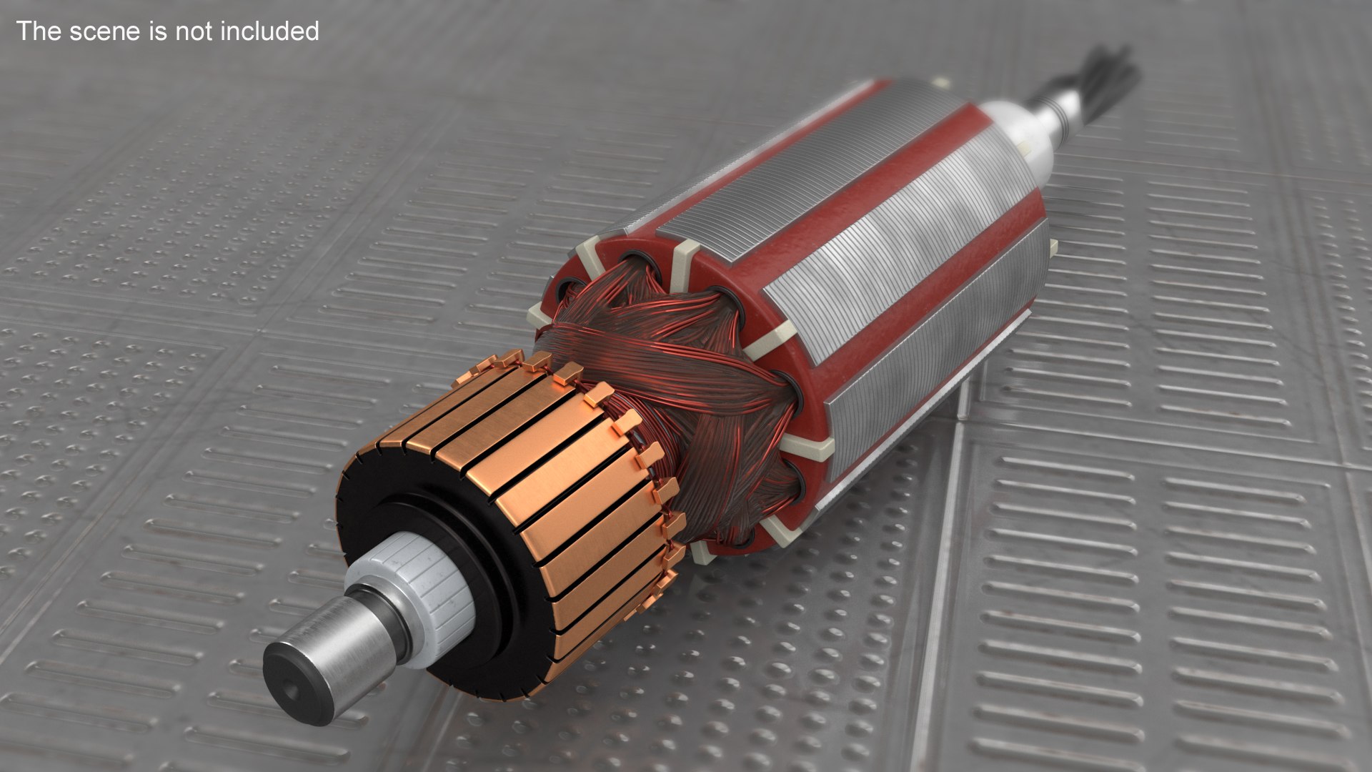 Electric Motor Armature 3D model - TurboSquid 1974354