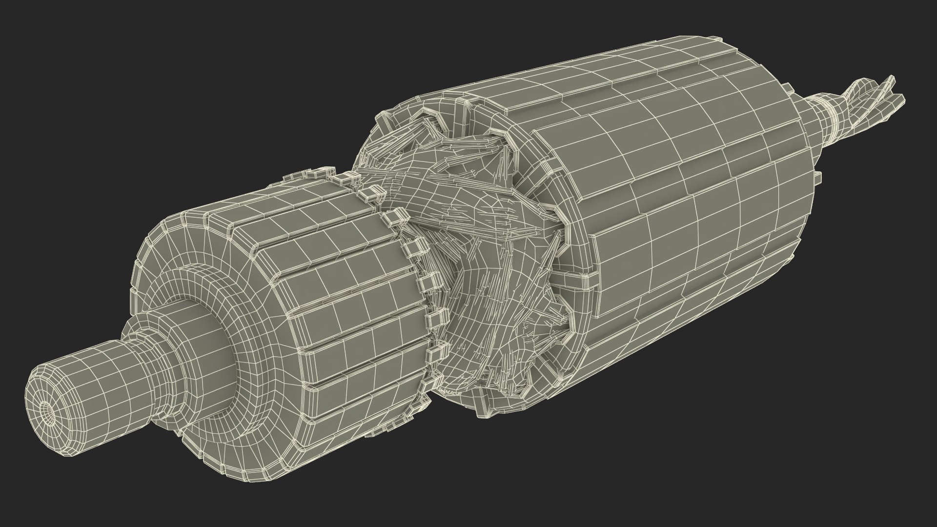 Electric Motor Armature 3D Model - TurboSquid 1974354