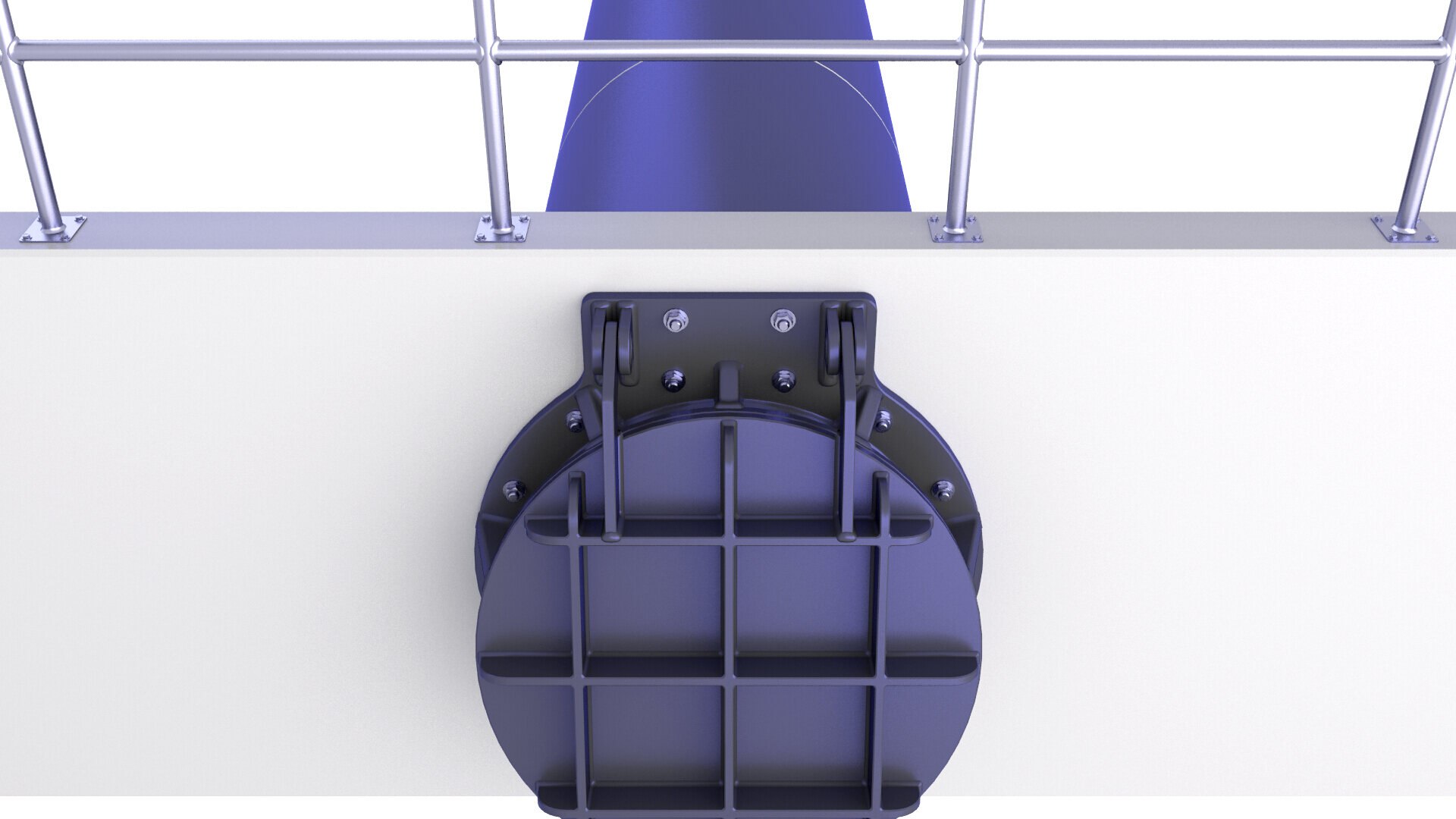 Concrete Pipe Storm Drain Outlet Flap Valve 27 3D - TurboSquid 1979978