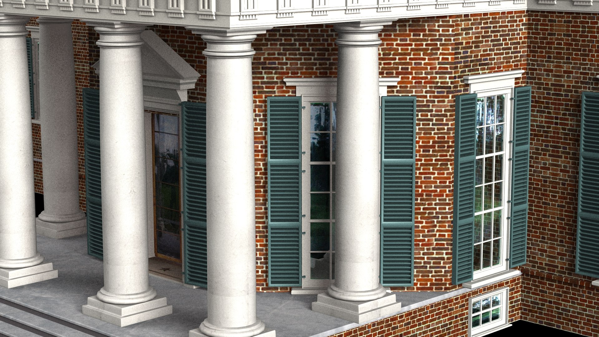 Monticello 3D - TurboSquid 1945143