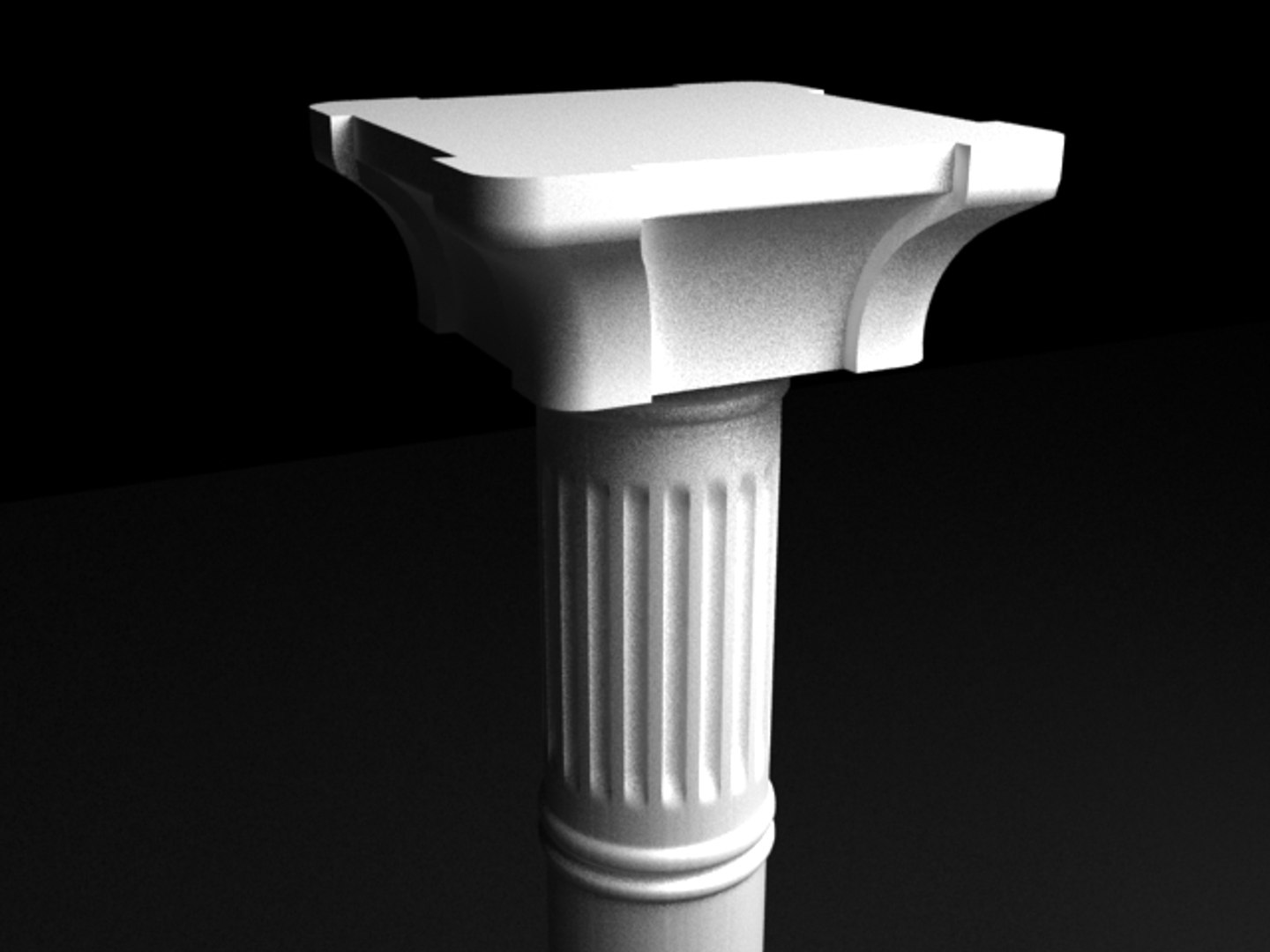 antique column n2 3d model