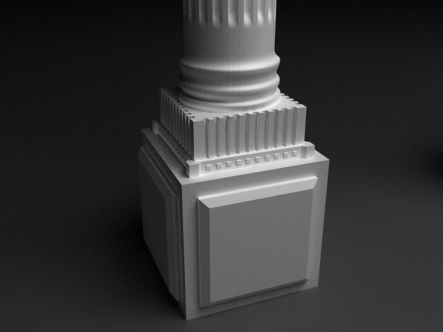 antique column n2 3d model