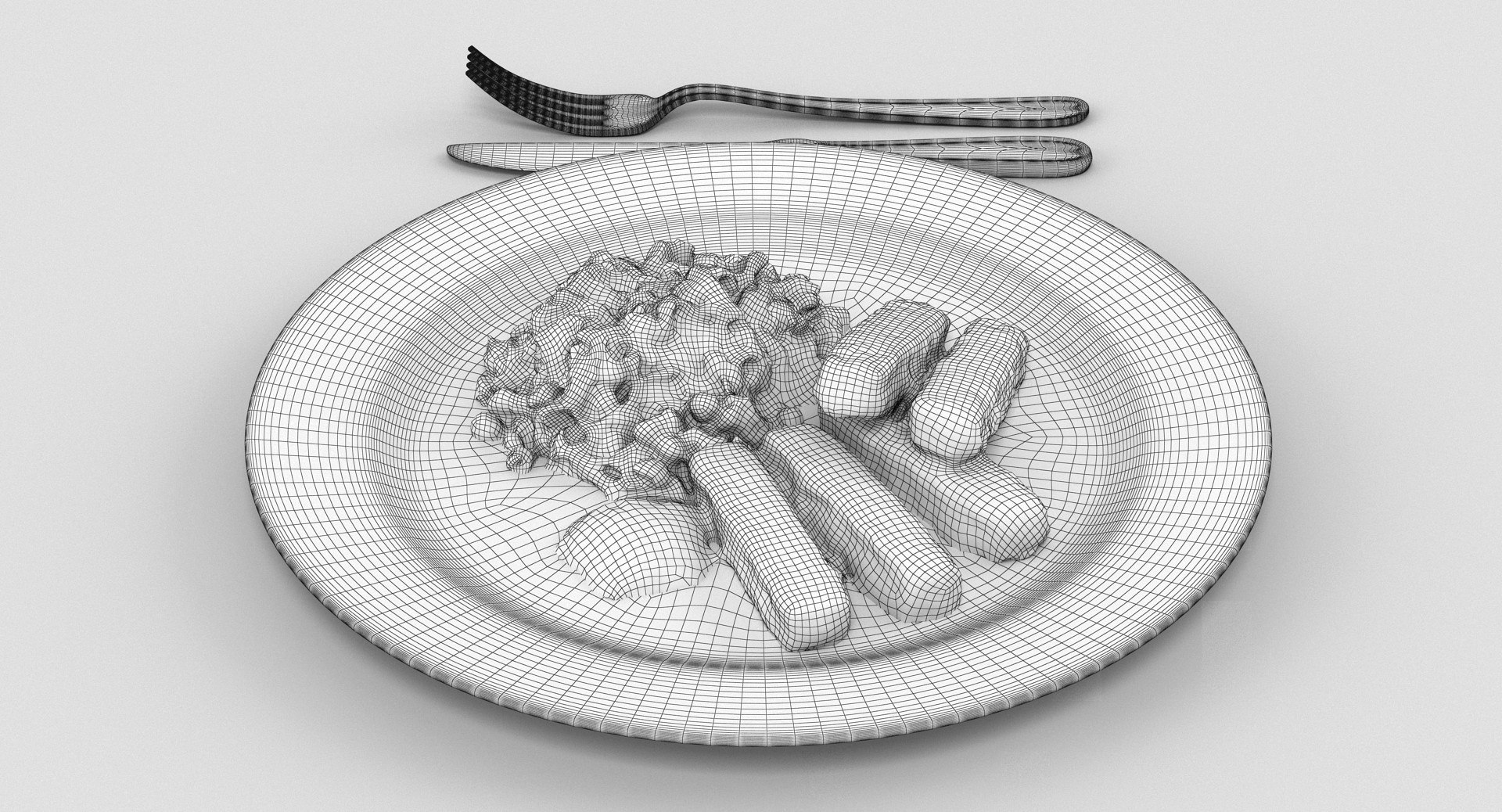 3D Meal Realistic - TurboSquid 1354069