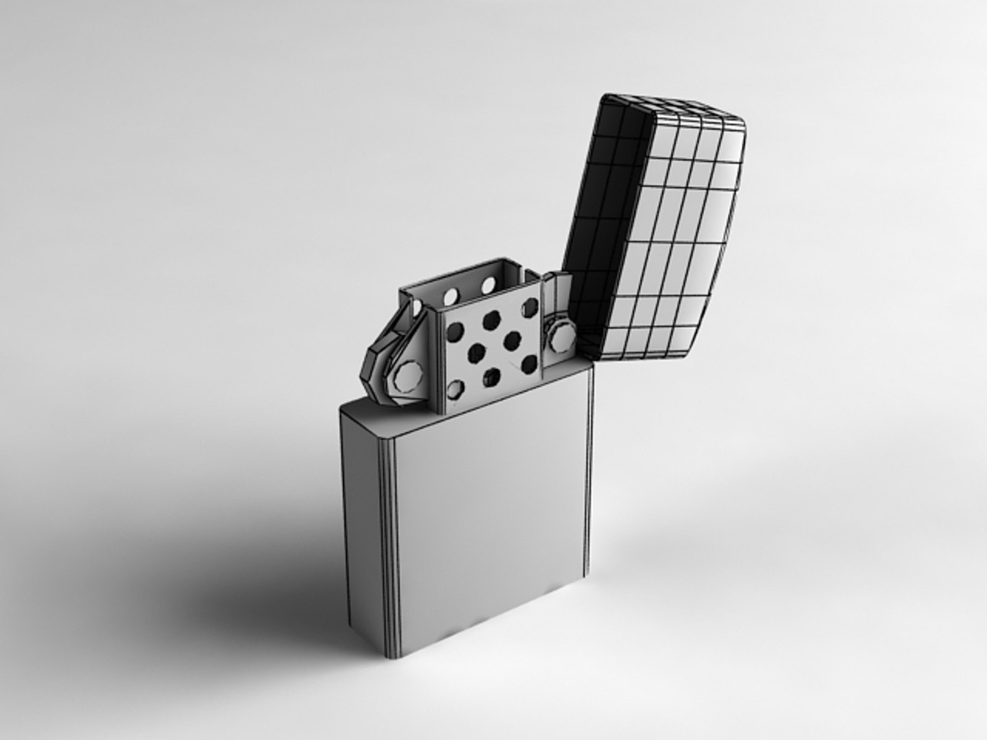 3d Zippo Lighter Model