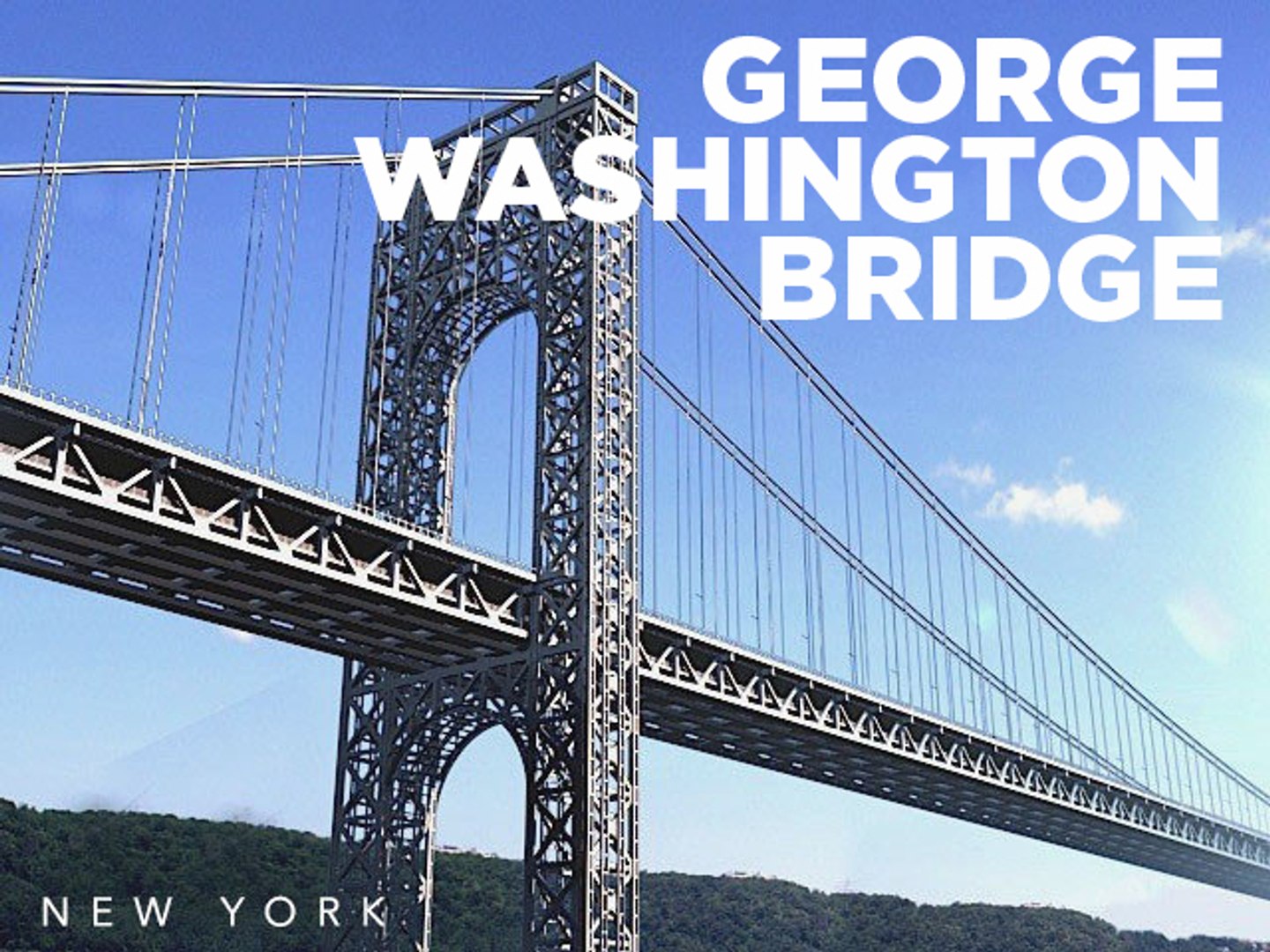 George Washington Bridge 3d Model